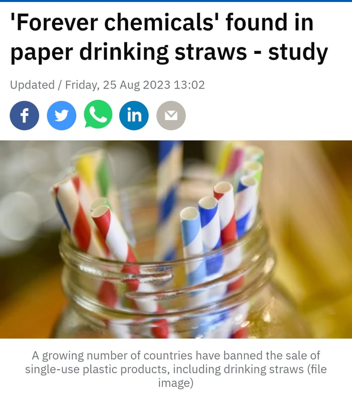 Well damn, I thought we were saving the world with these straws! - 9GAG