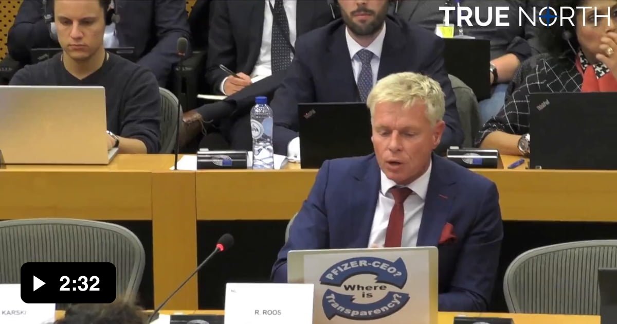 Watch as Pfizer executive Janine Small admits to EU parliament that ...