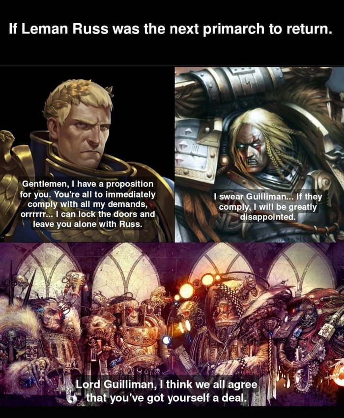 * Custodes trying not to laugh * - 9GAG