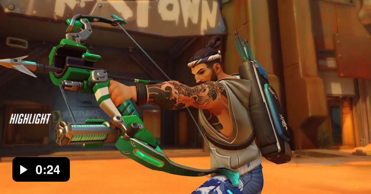 Hanzo's Ricochet Arrow Still Exists - 9GAG