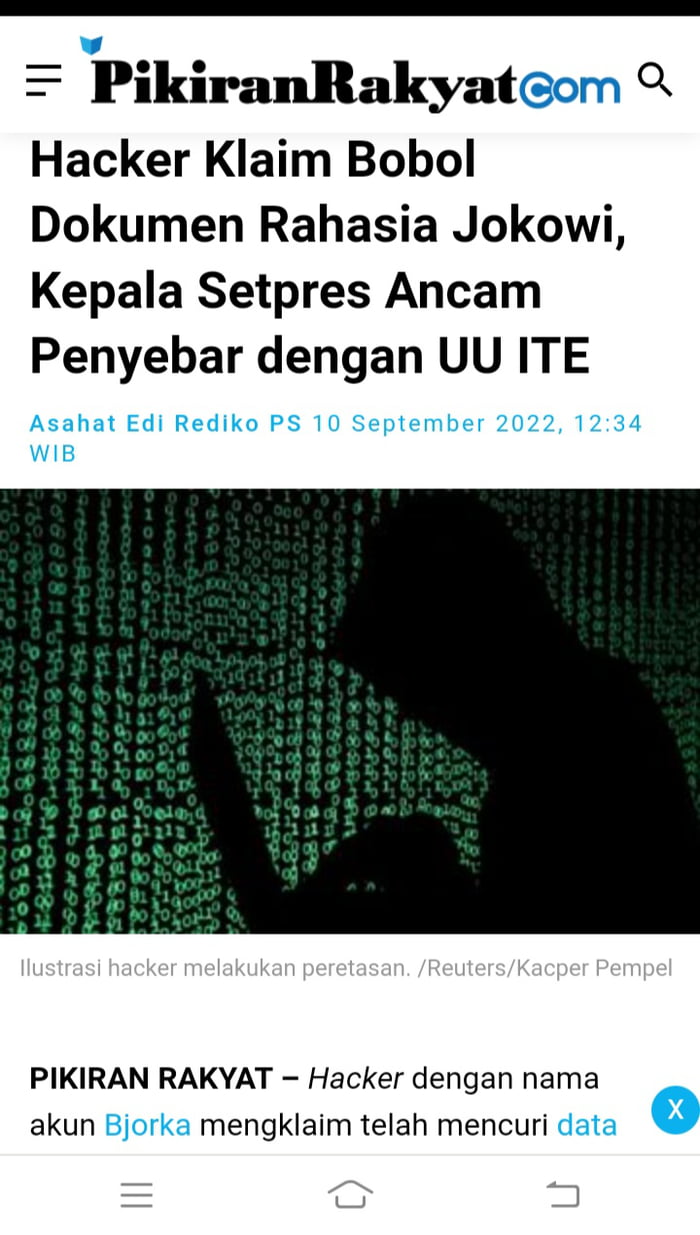 Apapun Masalahnya, UU ITE Solusinya - 9GAG