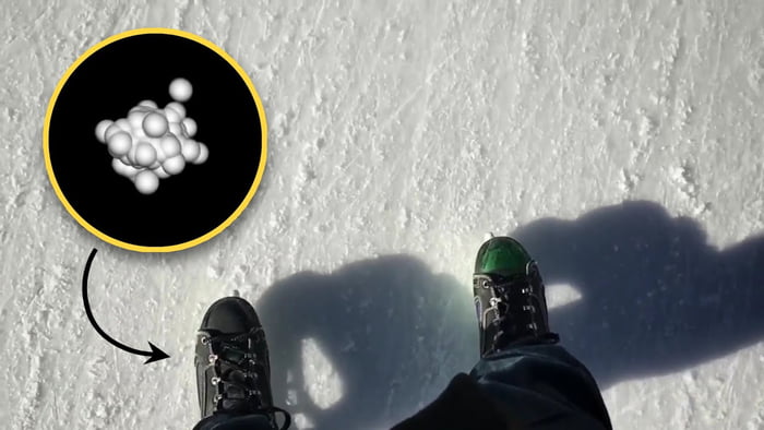 Why ice is slippery? - 9GAG