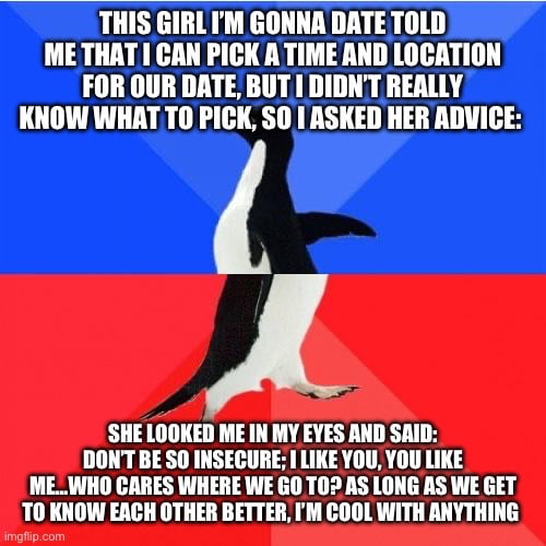 Not sure if I should have asked her, since she gave me control over ...