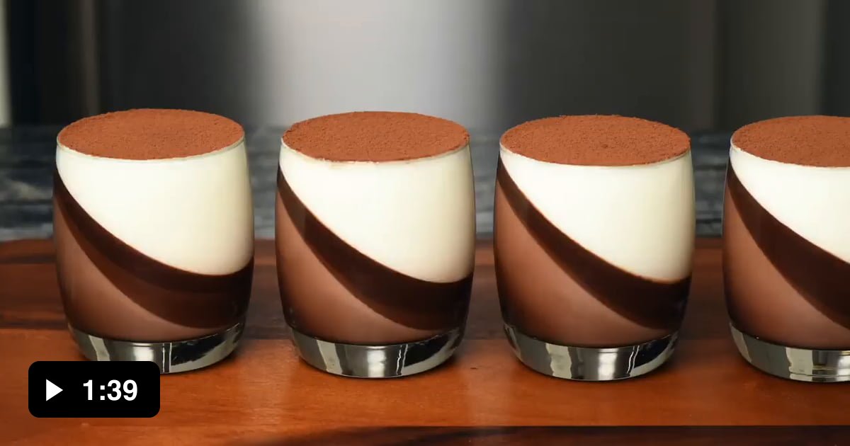 Extremely satisfying looking milk Panna Cotta made | Fruit Garden on ...