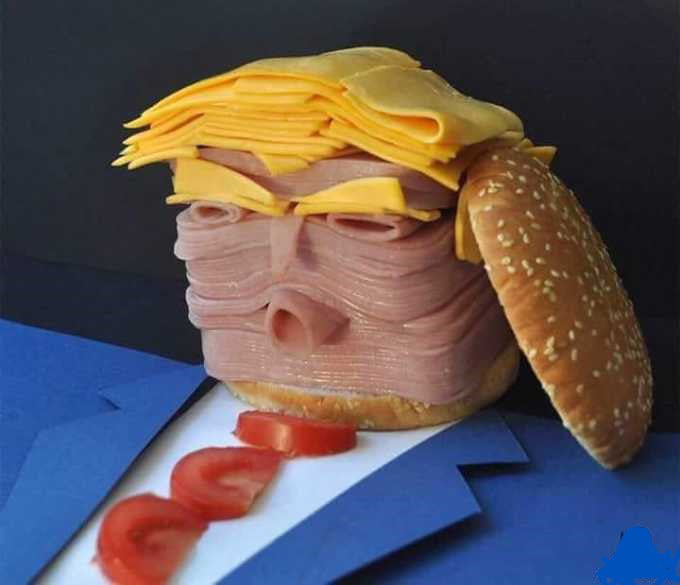 Trump sandwich - 9GAG