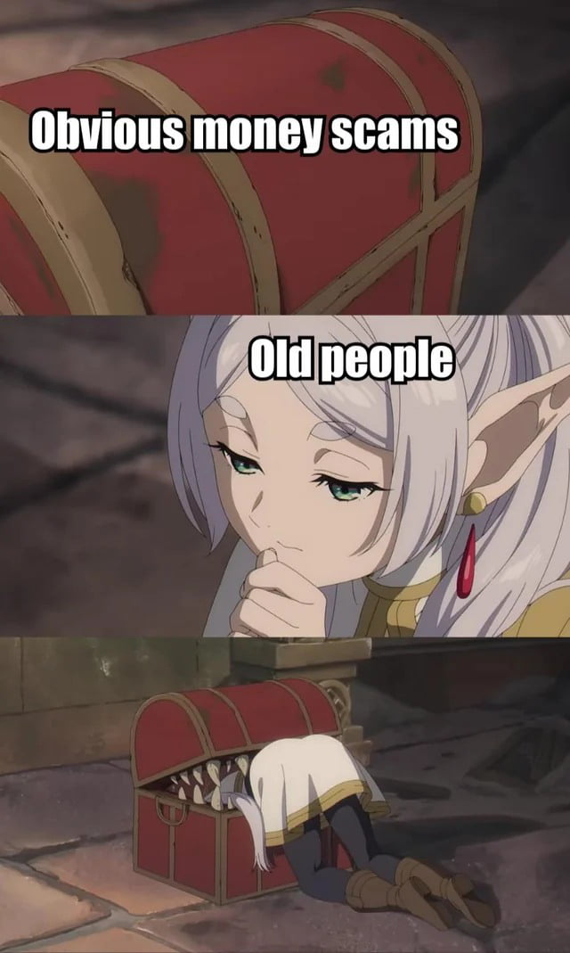 Old people and obvious money scams - 9GAG