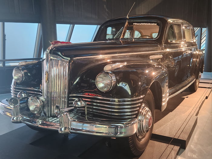 At the car museum in Riga, all Russian cars (this one was Stalin's ...