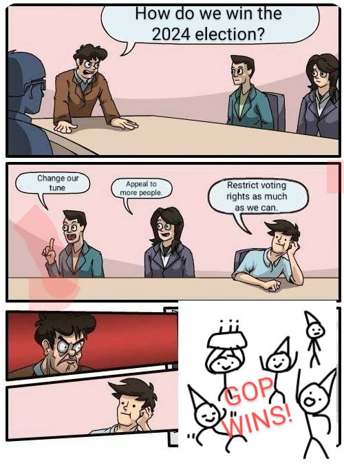 Less people voting is the only way. - 9GAG
