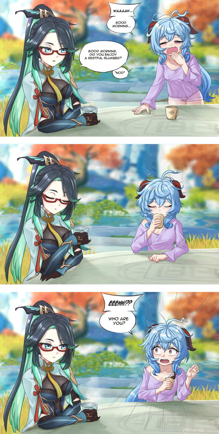 Sleepy Ganyu - 9GAG