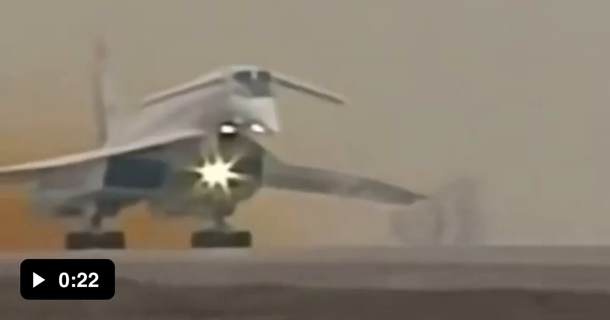 The Tupolev Tu-144 taking off - 9GAG
