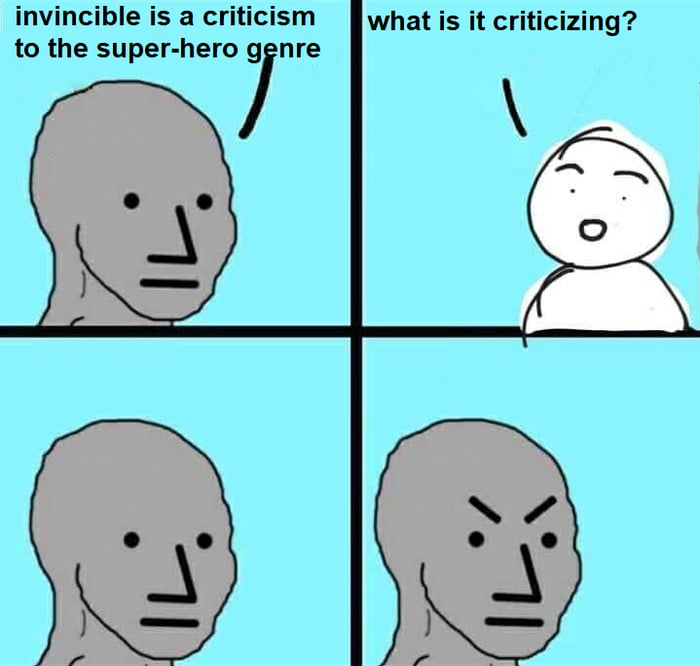 I HATE that show. people who claim that it is a criticism never explain ...