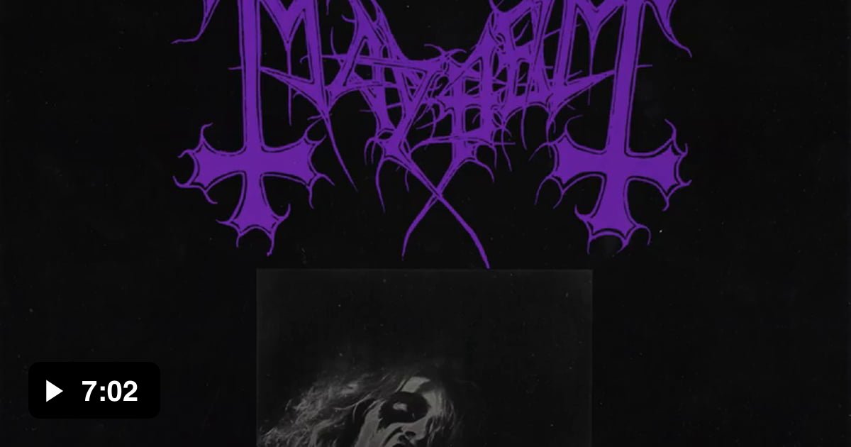Meddl Montag - Mayhem - Freezing Moon - Live in Leipzig - 9GAG
