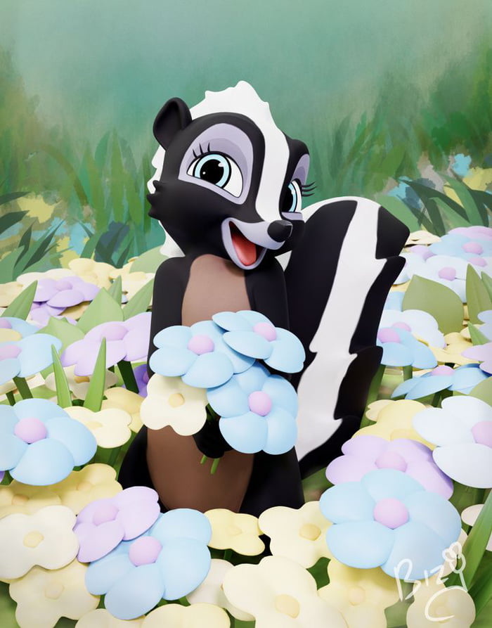 Happy Flower Day! From your favorite Skunk - 9GAG