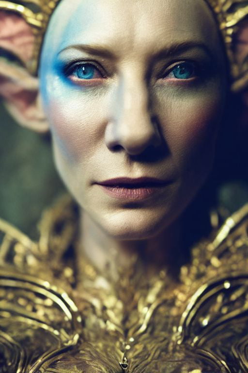 My journey with midjourney.Cate Blanchett as one and only Princess of ...