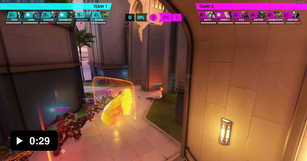 What happens when two charging Reinhardts meet? Find out! - 9GAG