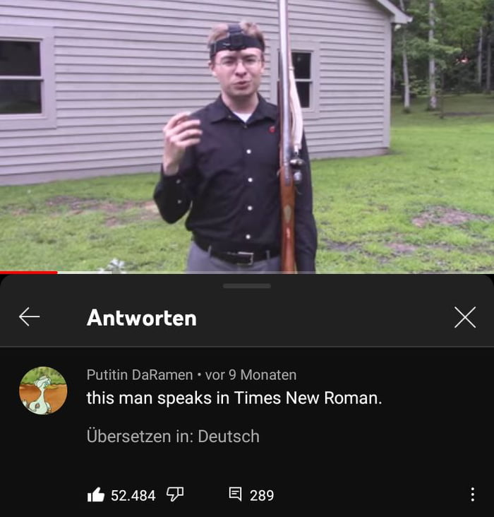 Honestly fits the fact that he owns a musket really well - 9GAG