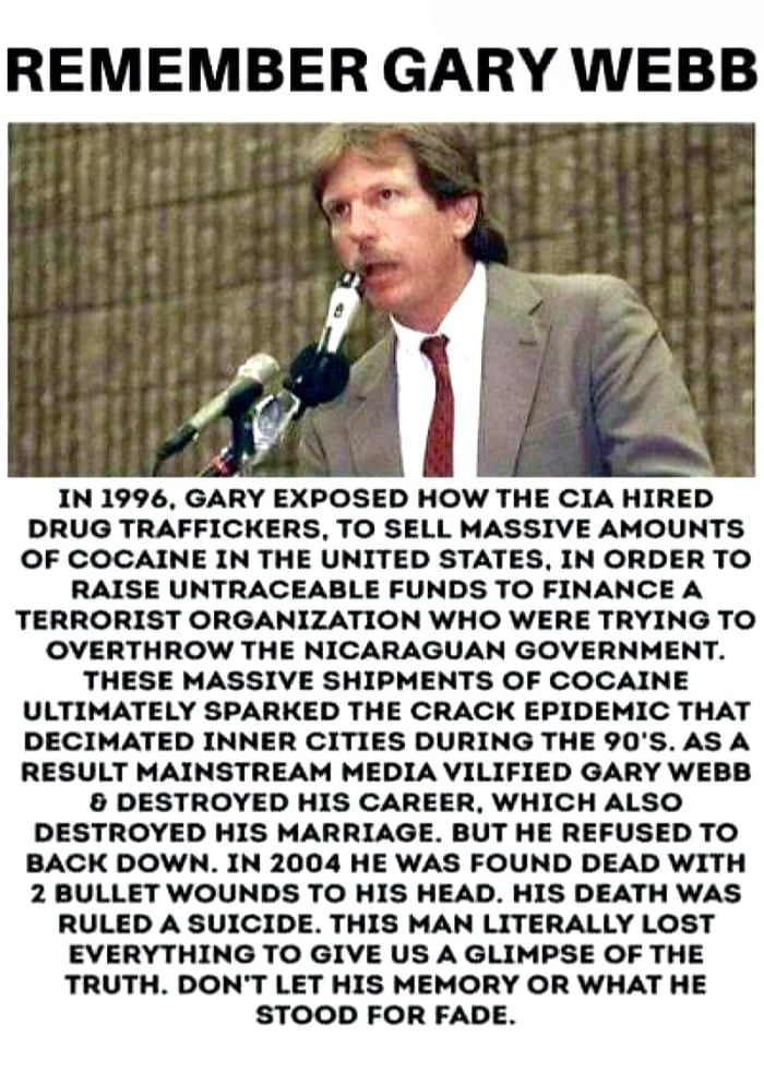 Remember Gary Webb - 9GAG