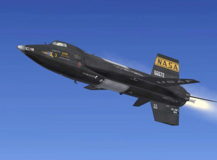The hypersonic North American X-15 reached a maximum speed of 4,520 mph ...