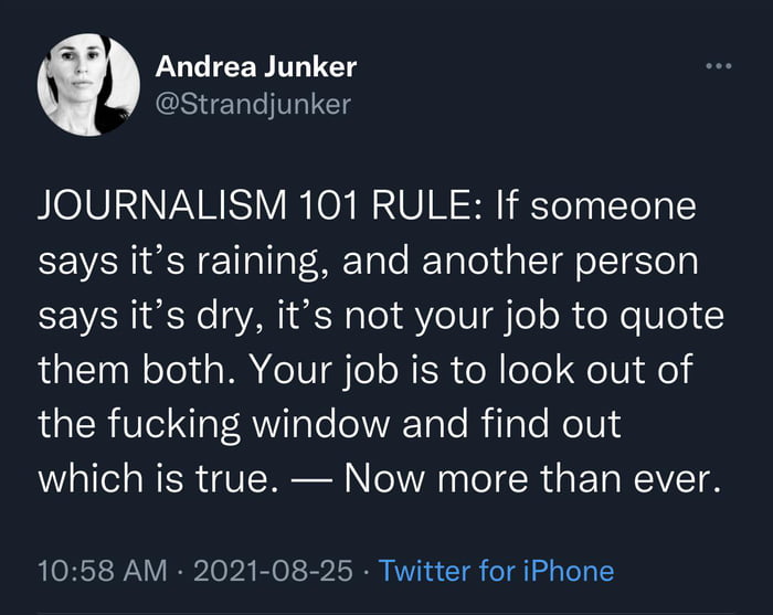 Journalism lessons valid in real life … - 9GAG