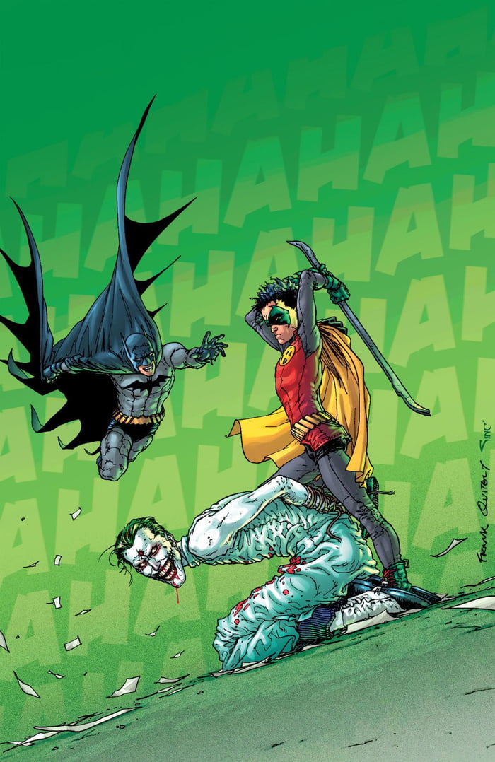 Batman and Robin vs Joker by Frank Quitely - 9GAG