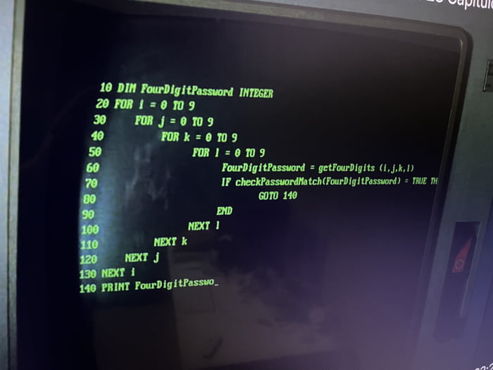 Stranger things, hacking in 80s - 9GAG