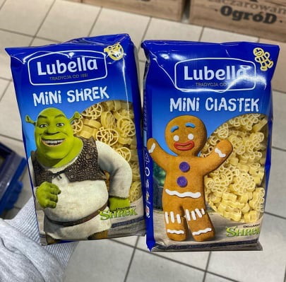 New Shrek pasta in Poland. - 9GAG