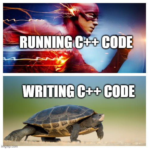 Let me explain why we use high level languages instead of C++ - 9GAG