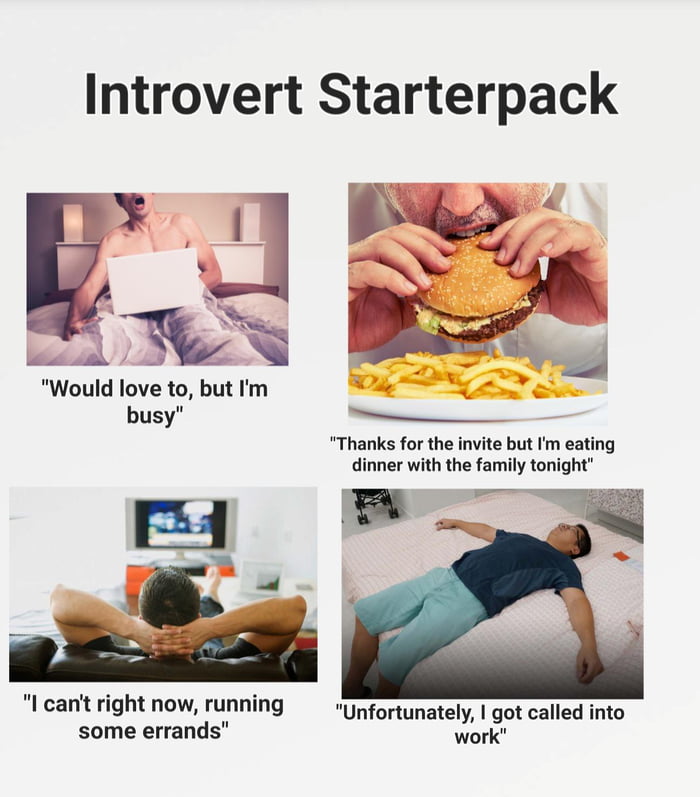 Introvert Starterpack - 9GAG