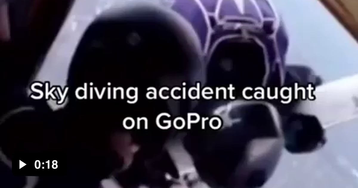 Rare sky diving accident - 9GAG