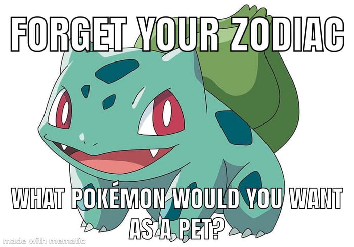 Bulbasaur would be so helpful around the house - 9GAG