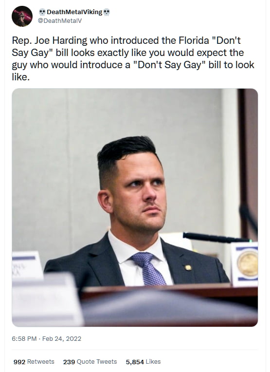 Rep. Joe Harding looks like he needs to think extra hard about how to ...