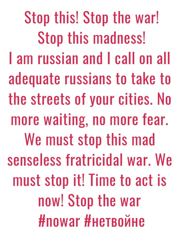 Stop the war - 9GAG