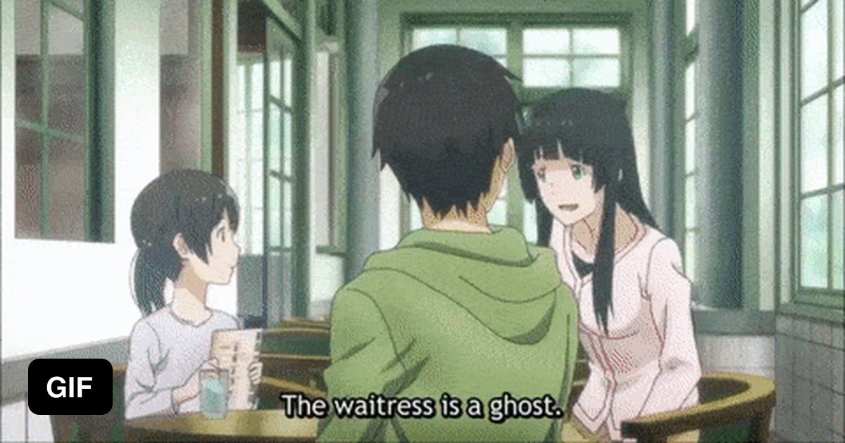 Ghost as a waitress - 9GAG