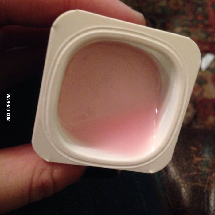 Don't you just hate it when yoghurt does this - 9GAG