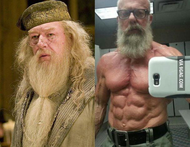 Dumbledore just became dumbelldore. - 9GAG