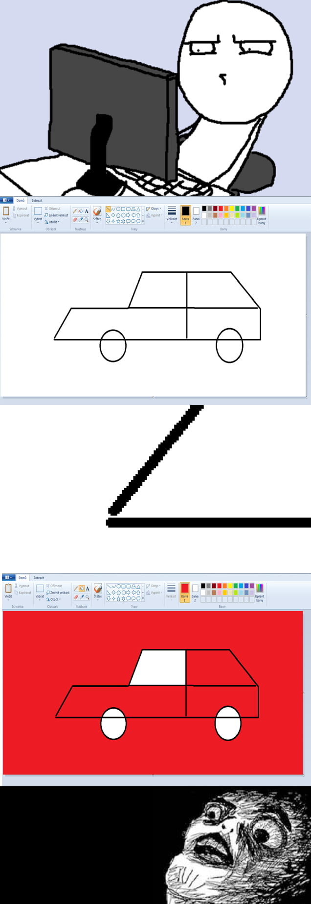 Does anyone else remember this MS Paint horror? - 9GAG