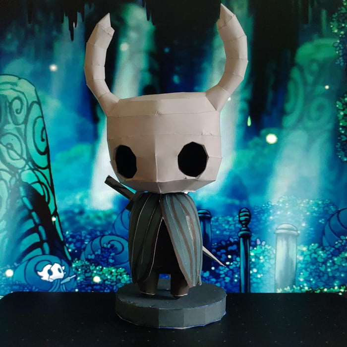 Made papercraft Knight from Hollow Knight yesterday - 9GAG