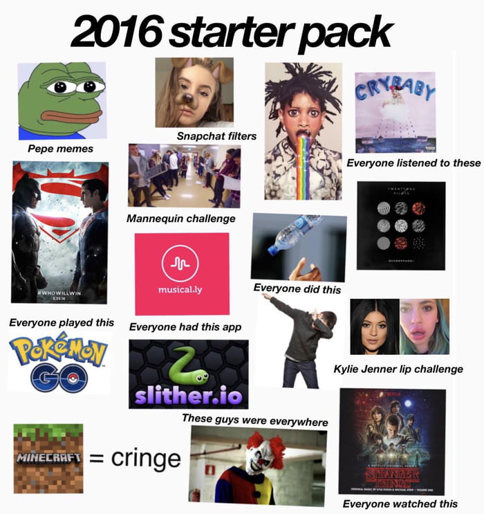 2016 starter pack - 9GAG