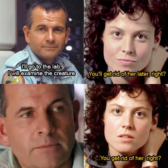 Alien: Ash & ripley - 9GAG