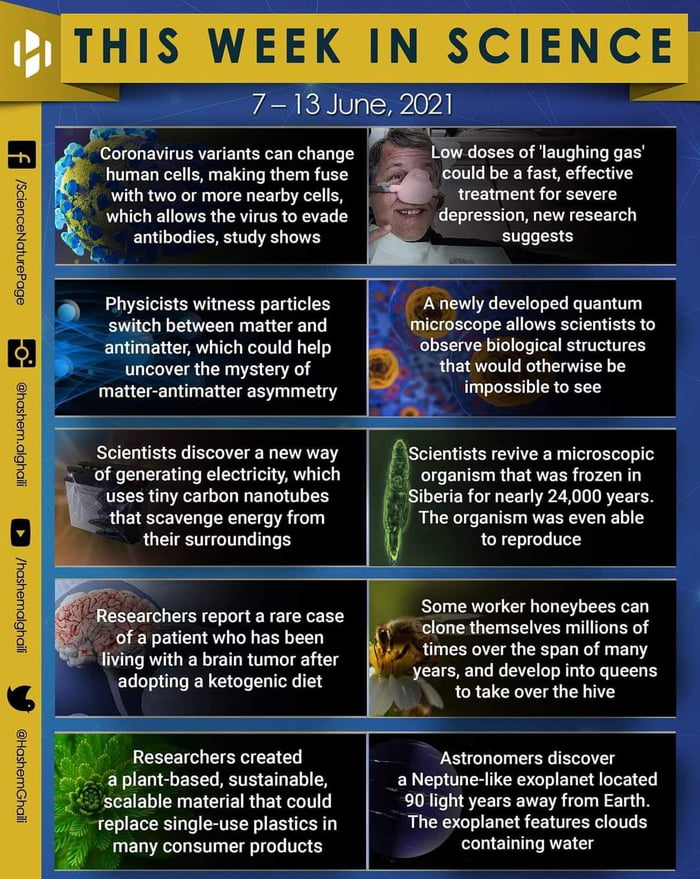 This week in science (7.-13.6.2021) - 9GAG