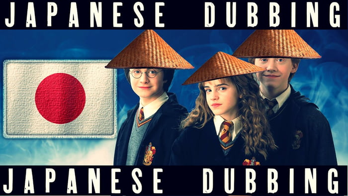 Voices of Harry Potter characters in Japanese dubbing - 9GAG