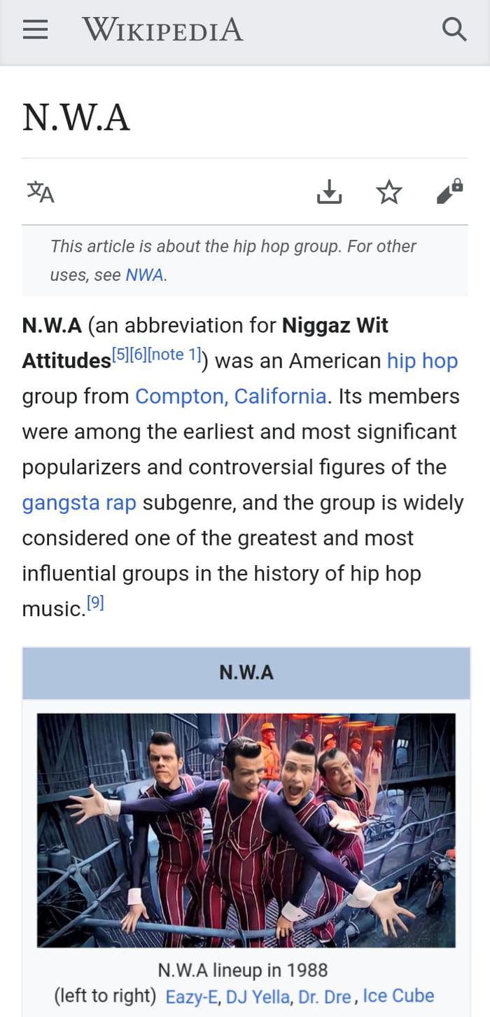 Not going to argue against wikipedia. - 9GAG