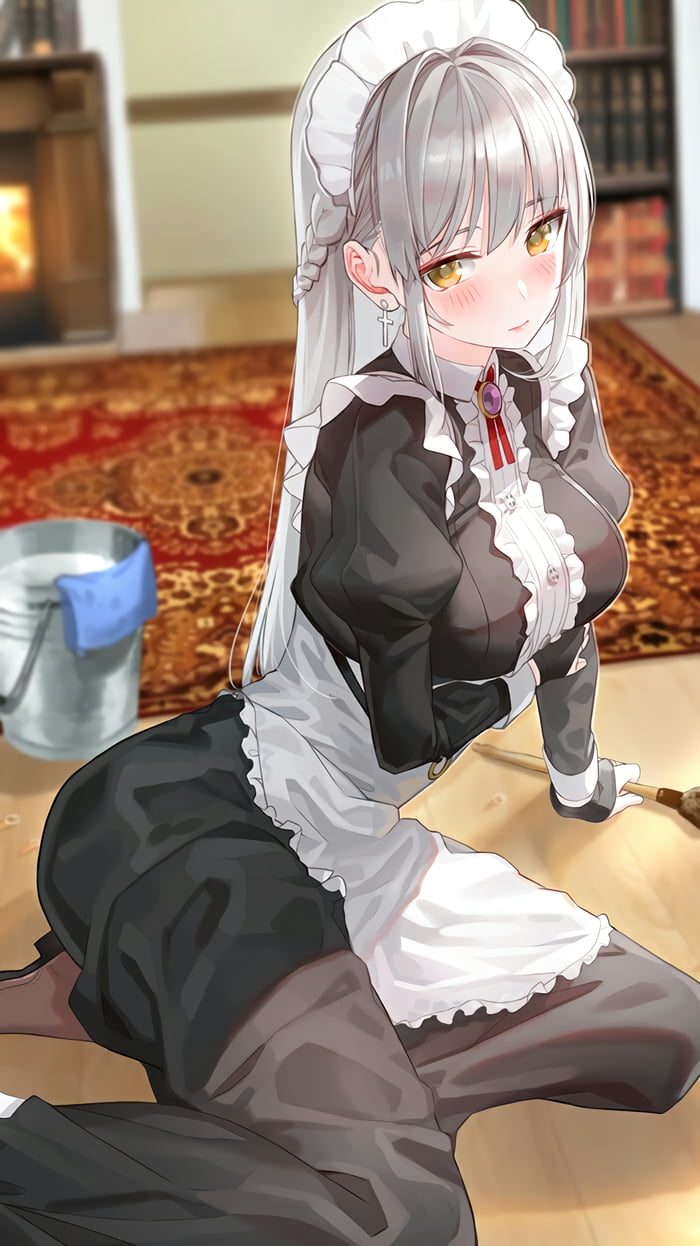 "Blushing Maid" - 9GAG