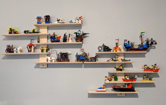 Pro-tip: IKEA Lustigt shelves make a great display for minifigs and ...