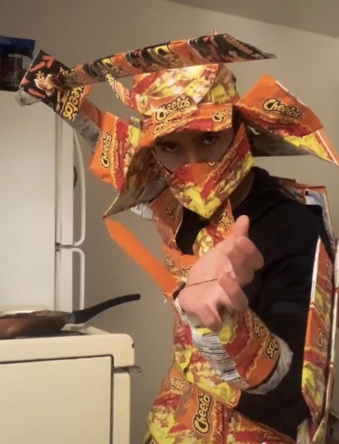 The Cheeto Samurai; Dangerously cheesy warrior - 9GAG