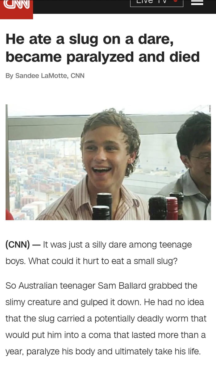 So young.. I heard he was also really rich. That's sad - 9GAG