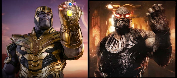 Who would win? Thanos with infinite gauntlet Darkseid with omega beam - 9GAG
