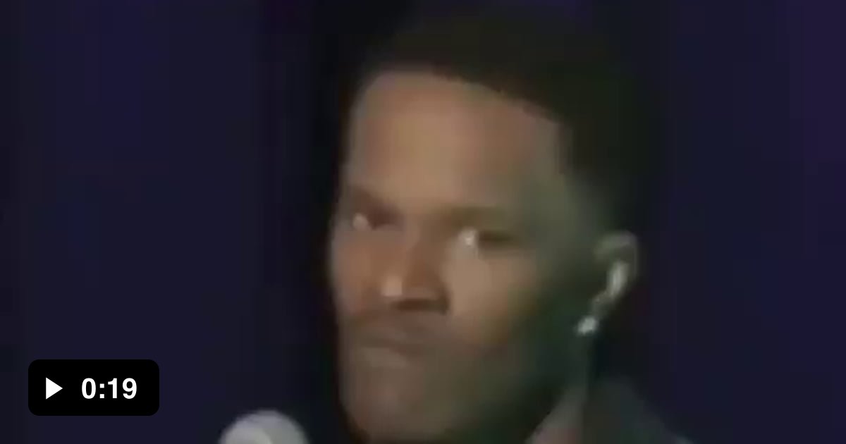 Jamie Foxx can make "f**k you" sounds fancy... - 9GAG