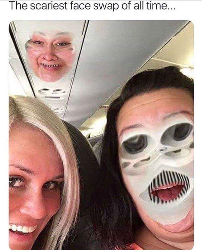 Terrifying Face Swaps