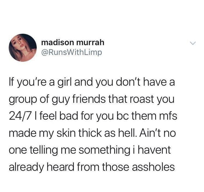 Skin thick af - 9GAG